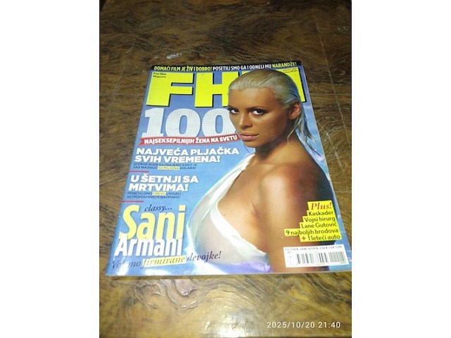 FHM AVGUST 2007-SANI ARMANI