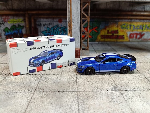 1:64 Bburago Ford 2020 Mustang Shelby GT500