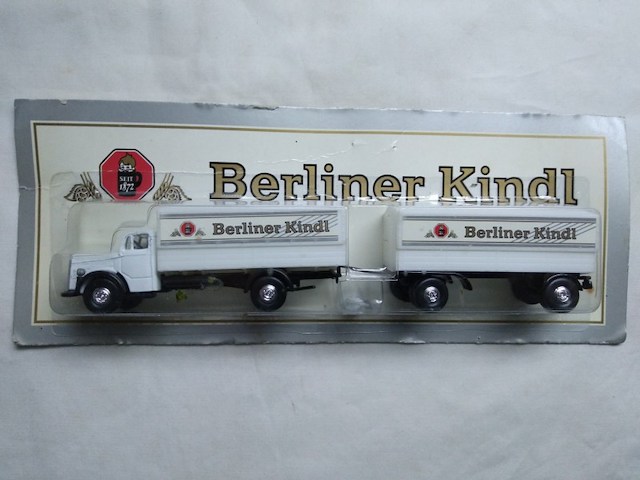 Kamion Hanomag sa prikolicom Berliner Kindl , 1:87, nov
