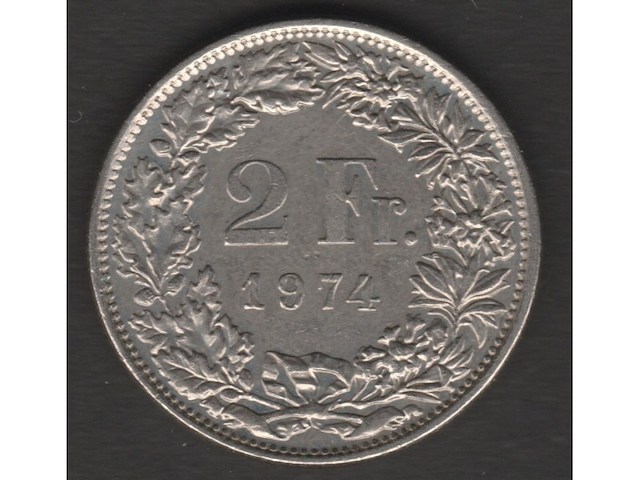 2 Francs, Franka - 1974 - Švajcarska