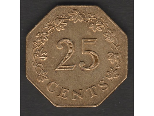 25 Cents - 1975 - Malta
