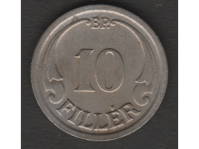 10 Filler, Filera - 1942 - Hungary, Mađarska