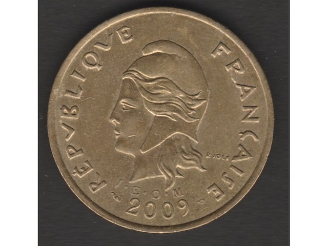 100 Francs - 2009 - New Caledonia, Nova Kaledonija