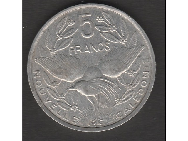 5 Francs - 2001 - New Caledonia, Nova Kaledonija