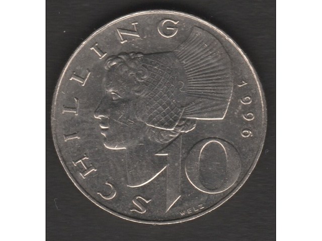 10 Schilling, Šilinga - 1996 - Austrija