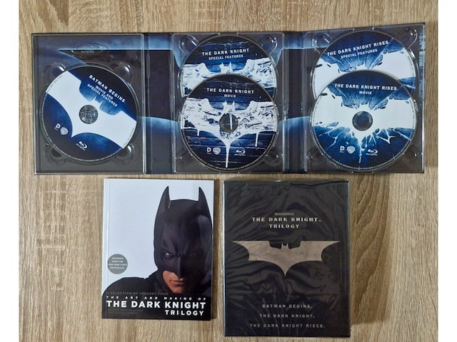 The Dark Knight Trilogy - 5x Blu-ray - srpski titlovi