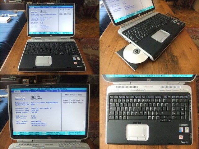 HP Pavilion zd8000 laptop ISPRAVAN