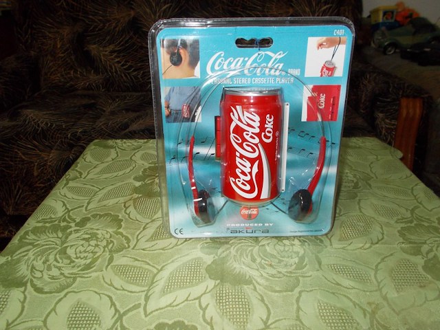 Coca Cola - Personal Stereo Cassette Player - NOVO