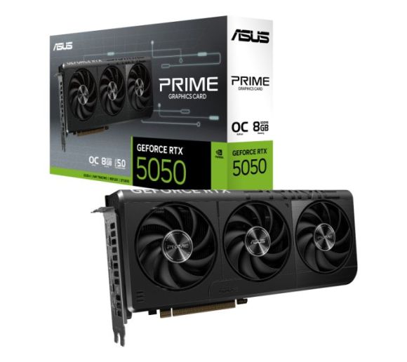 Asus - SVGA ASUS RTX 5050 PRIME 8GB GDDR6, PRIME-RTX5050-O8G