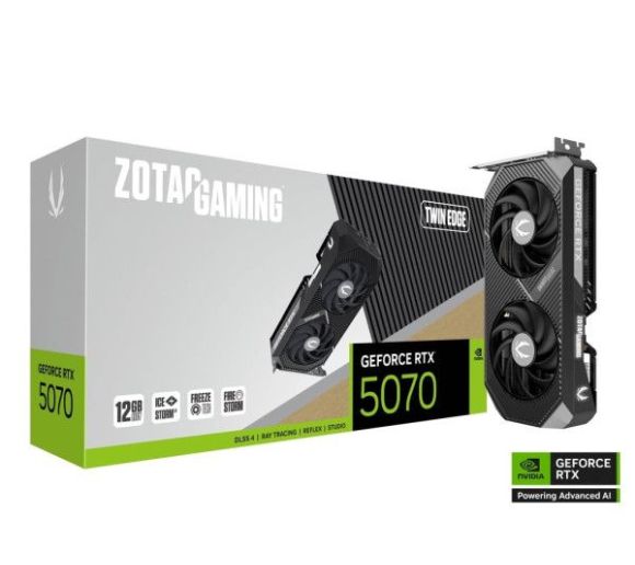 SVGA Zotac RTX 5070 Twin Edge 12GB GDDR7 192bit , ZT-B50700E-10P