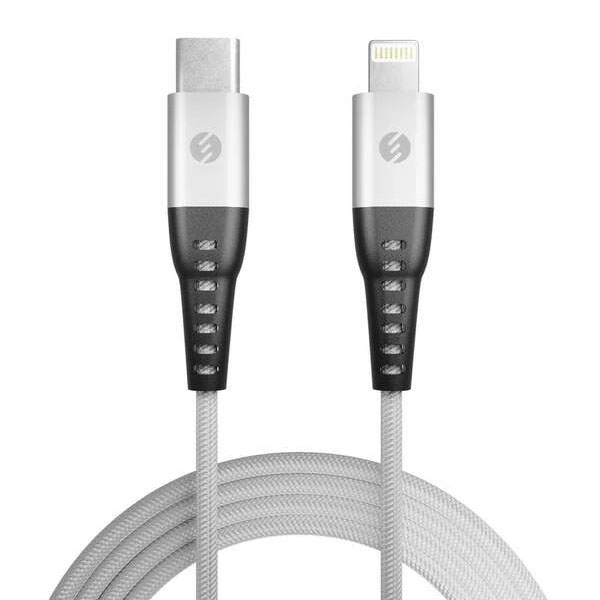 S-LINK SL-STM55PD kabl USB-C na Lightning, 1m, srebrni