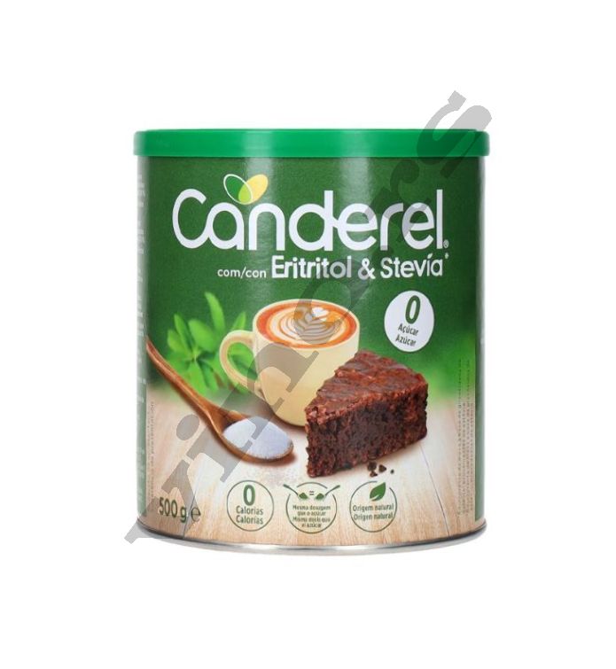 Canderel Zaslađivač Eritritol & Stevia 500 g. u prahu (Erythritol & Stevia Sweetener Gluten free Zero Calories)