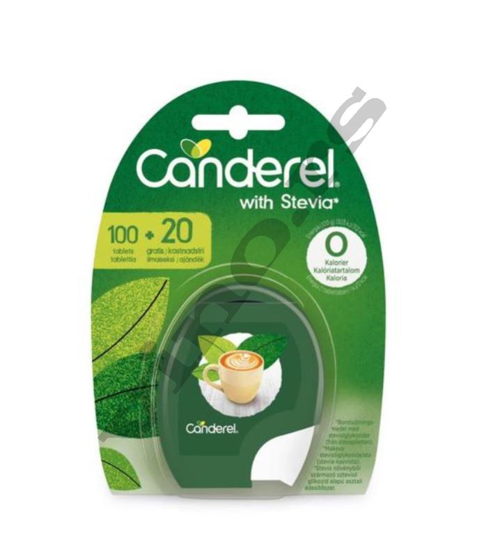 Canderel Zaslađivač Stevia 120 tableta (Stevia Sweetener Gluten free Zero Calories Tablets)
