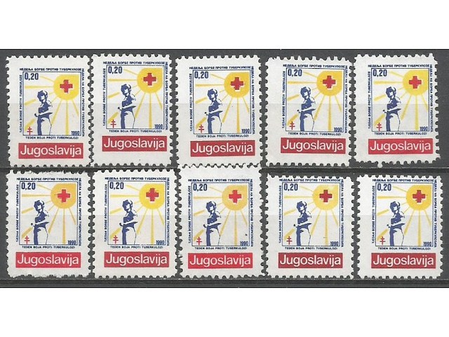 TBC 0.20 din x 10 1990.,čisto