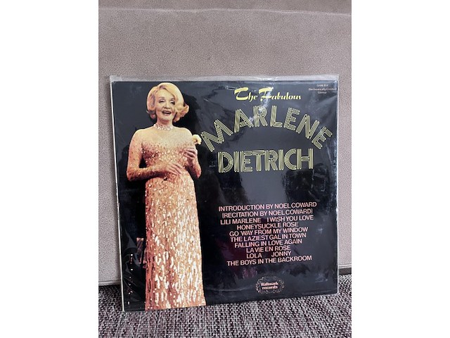 The fabulous Marlene Dietrich LP