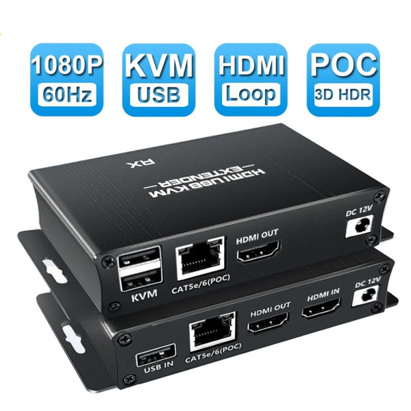 EXTENDER HDMI KT-HDEX60M KVM