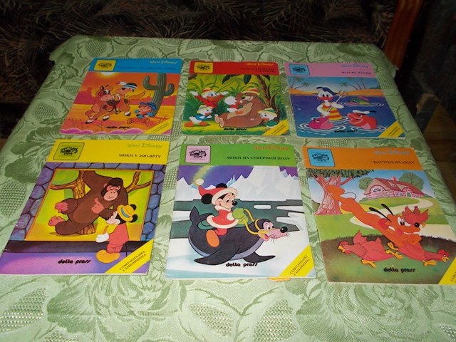 Biblioteka Lane - samolepljive slikovnice Disney x 6