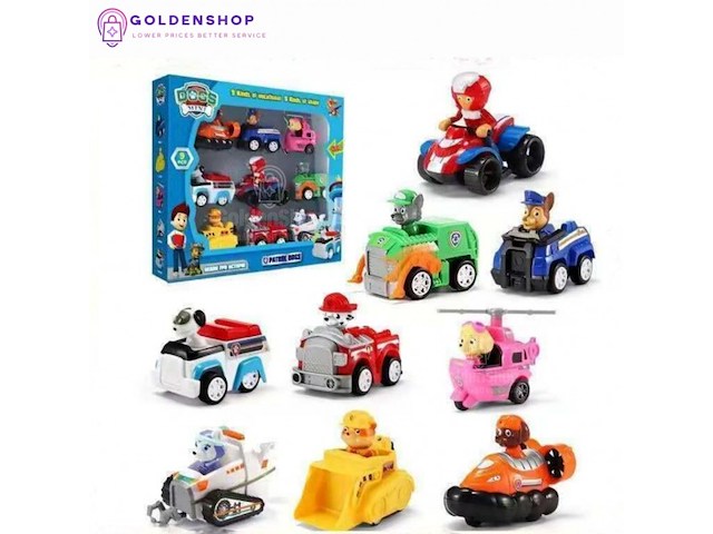 Patrolne šape Paw patrol set autića