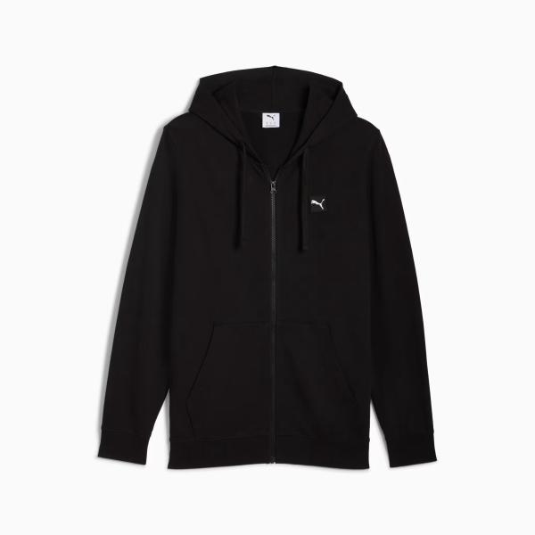 Puma - Crni muški duks ESS ELEVATED FZ HOODIE TR