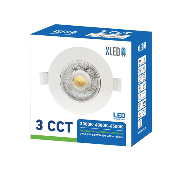 XLED 3W-6.5W 3CCT beli