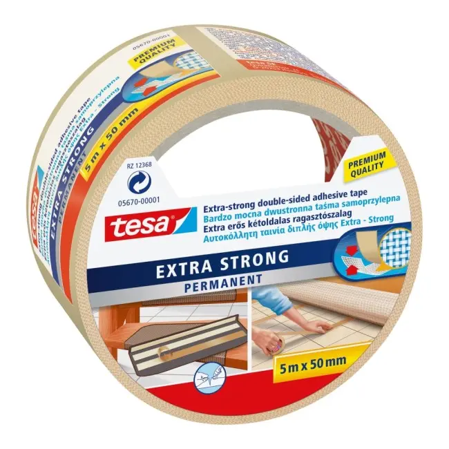 Traka za podne obloge extra strong 5m 50mm tesa