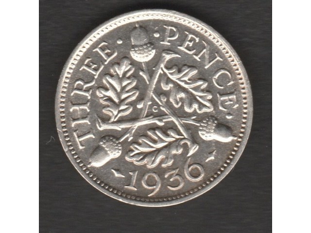3 Pence - 1936 - United Kingdom