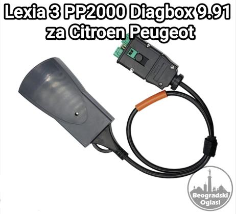 NOVO- Lexia 3 PP2000 Diagbox 9.85 za Citroen Peugeot
