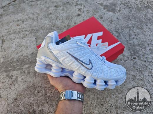 Nike Shox TL White Silver