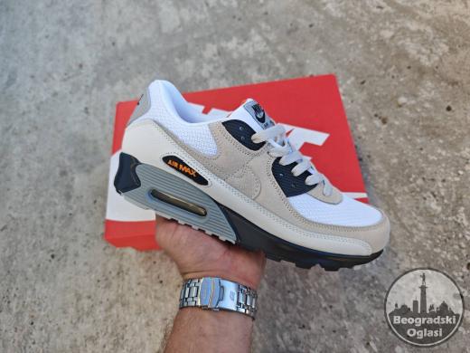 Nike Air Max 90 White Black Hot Curry