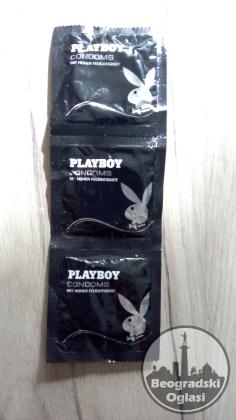 Playboy condomi 300-400 komada neznamo takcan br. za kupovinu 100 komada 10 gratis. Napomena kondomima je istekao rok trajanja pa se samim tim mogi k