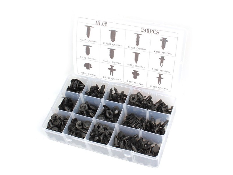 KOPČE ZA AUTO-TAPACIRUNG (SET 240 komada)
