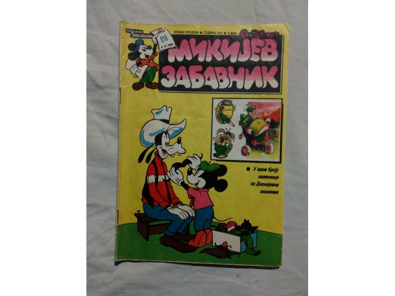 Mikijev zabavnik broj 816