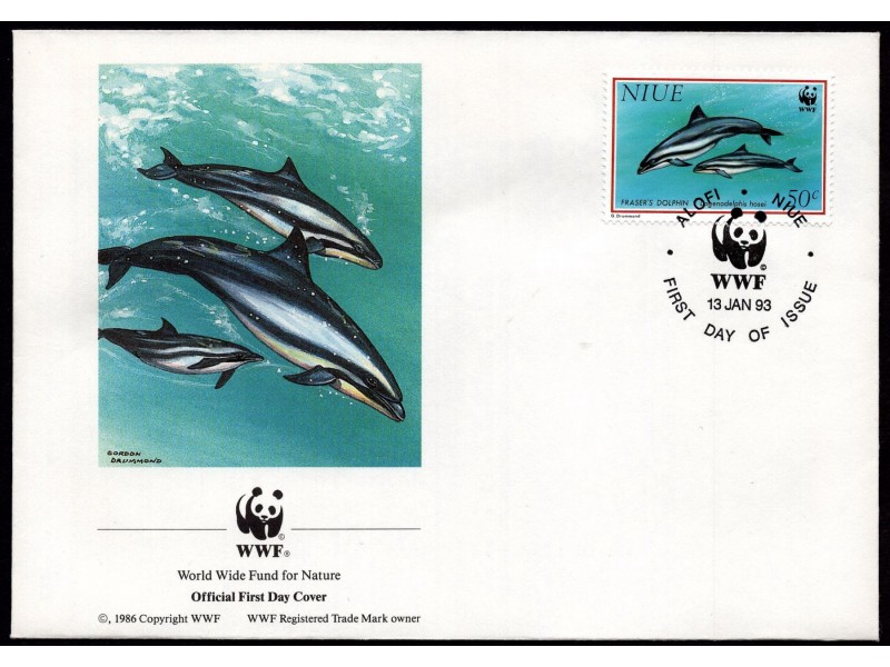 Niue FDC 1993. WWF