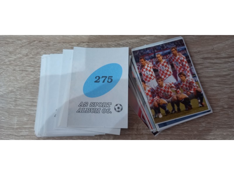 283 različite sličice FIFA 2006 As sport