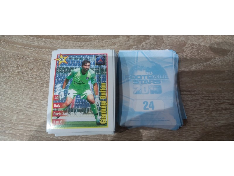 217 različitih sličica Football stars 2019