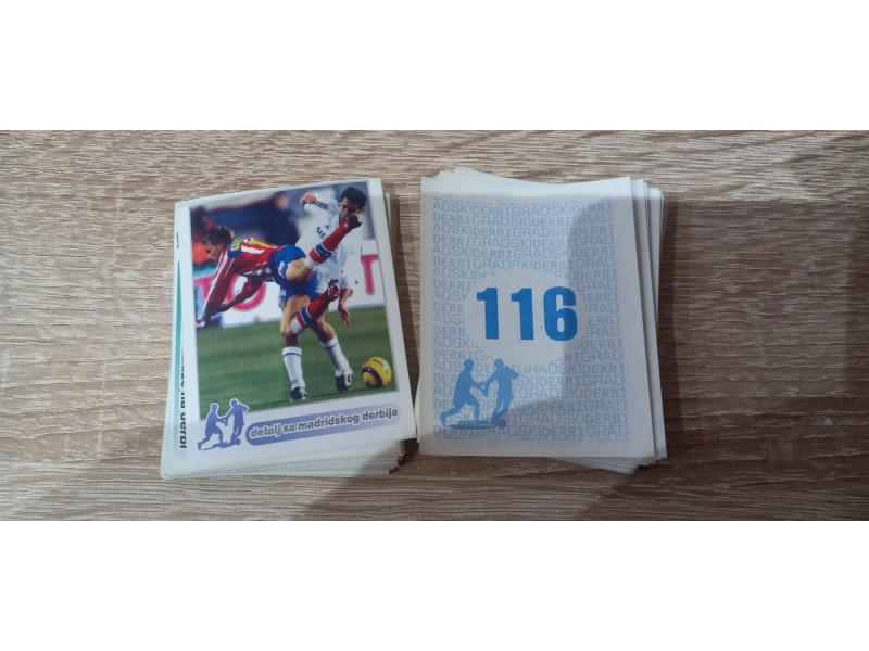 145 različitih sličica Gradski derbi