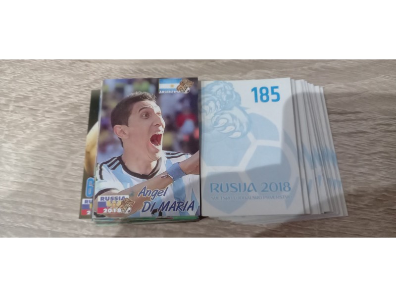 120 sličica Rusija 2018 Schoolshop