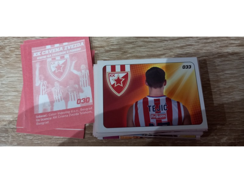 115 sličica KK Crvena Zvezda