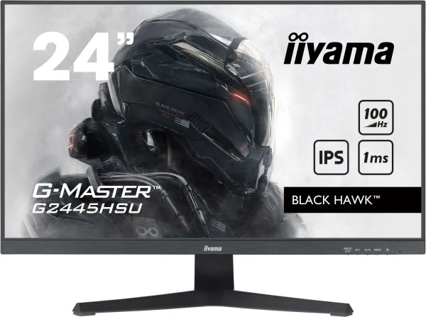 Monitor 23.8″ Iiyama G2445HSU-B2 IPS 1920×1080/100Hz/1ms/HDMI/DP/USB/zvučnici
