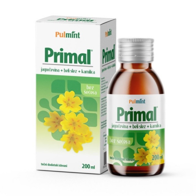 PRIMAL SIRUP ZA ODRASLE BEZ ŠEĆERA 200ML