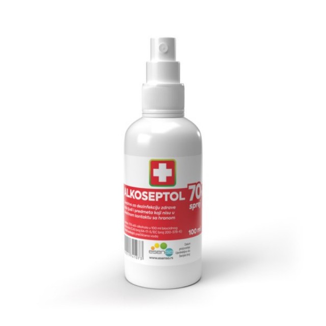 ALKOSEPTOL SPREJ 70% 100ML