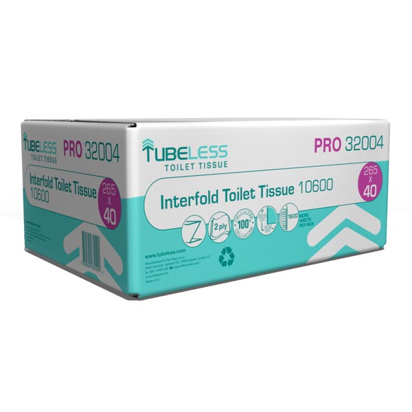 Tubeless Pro 10600, toalet papir u listićima