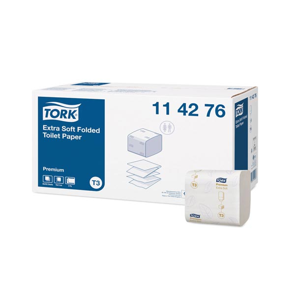 Tork T3 premium toalet papir u listićima, extra soft