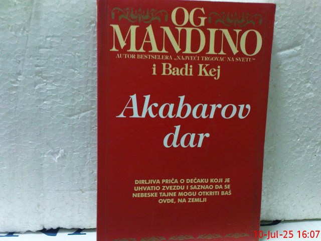 OG MANDINO I BADI KEJ  -  AKABAROV DAR