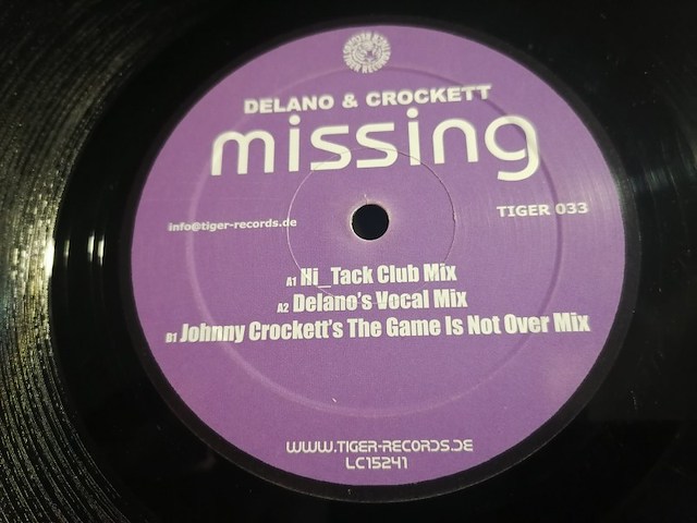 Delano &; Crockett - Missing (Everything But The Girl)