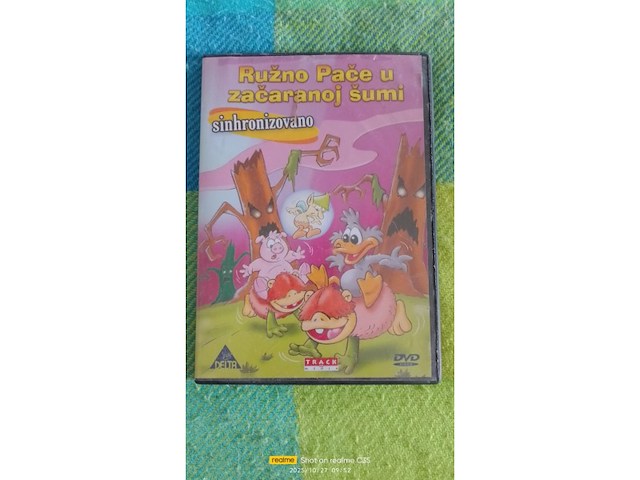 DVD CRTANI FILM - RUZNO PACE U ZACARANOJ SUMI