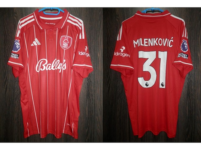 Nottingham Forest dres 2025-26 Nikola Milenković 31