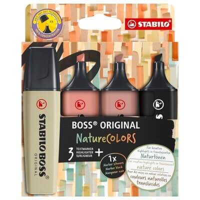 SIGNIRI STABILO BOSS set 1/4 boje prirode II