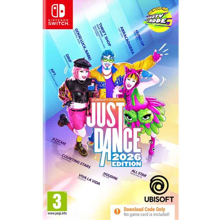 SWITCH Just Dance 2026 (Code in a Box)