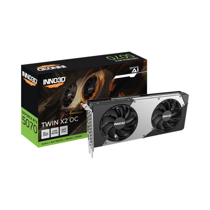 Grafička kartica INNO3D GeForce RTX 5070 X2 OC 12GB GDDR7 2 fans Black